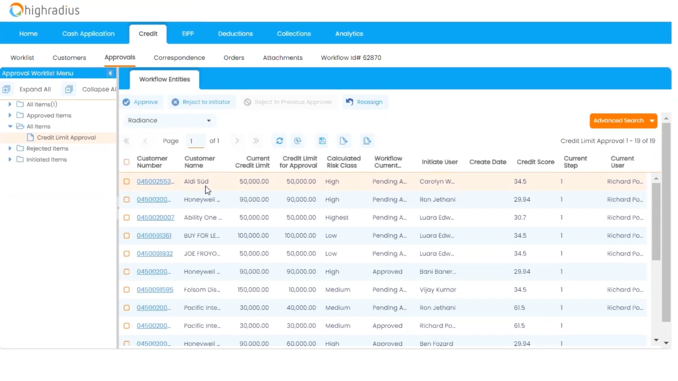HighRadius Real-Time Credit Risk Monitoring | Virtual Demo