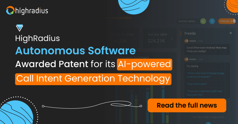 Autonomous Software Awarded Patent| HIghRadius