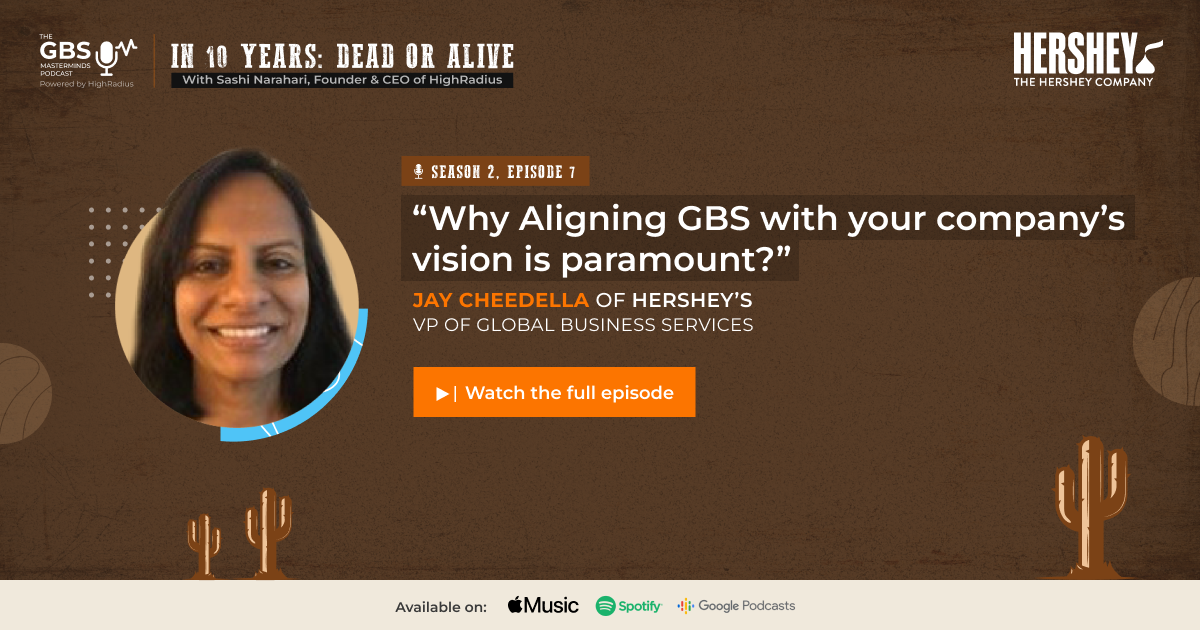 Hershey’s Jay Cheedella talks about the future of Global Business Services