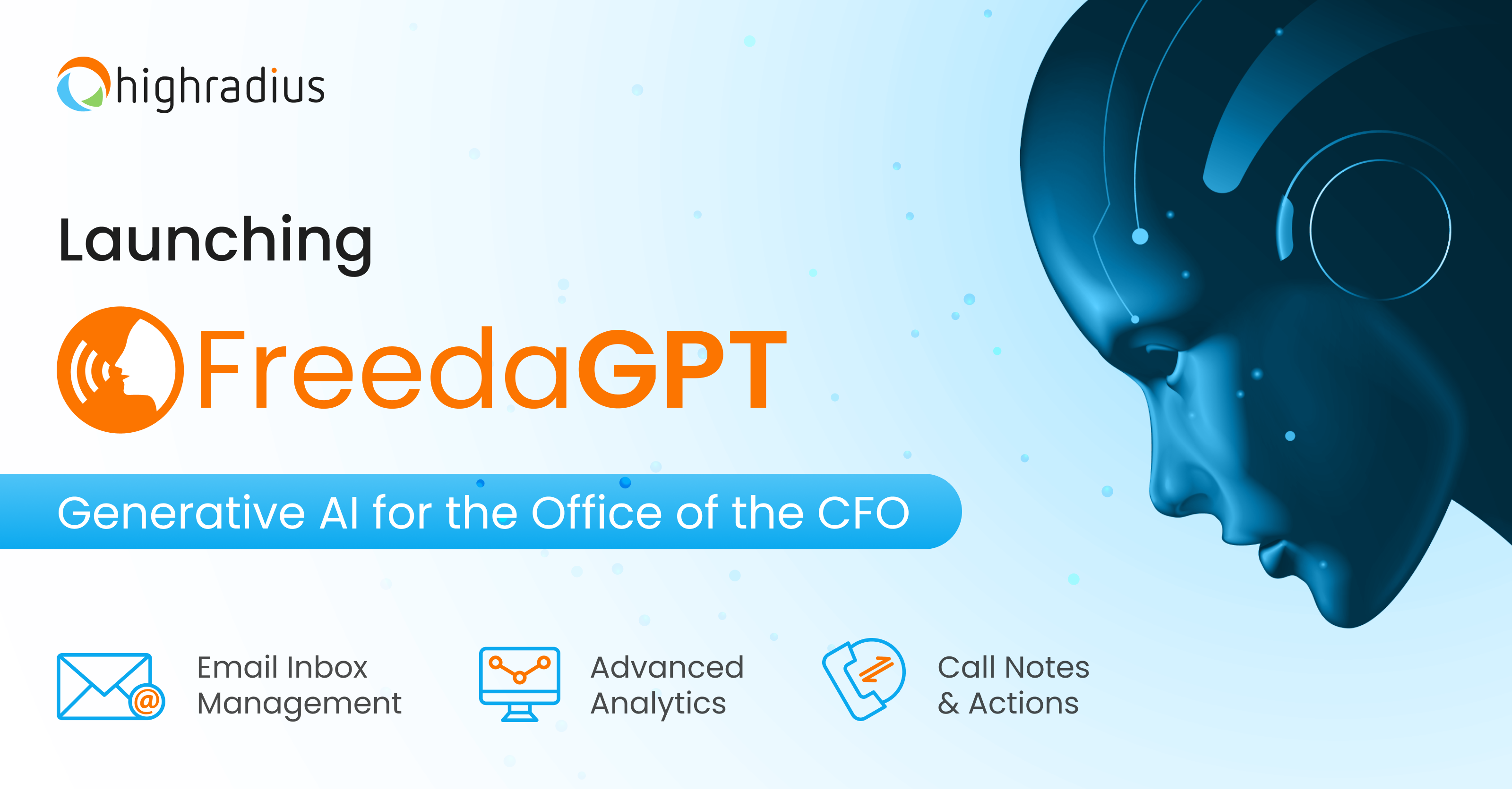 HighRadius Launches FreedaGPT: Generative AI for the Office of the CFO